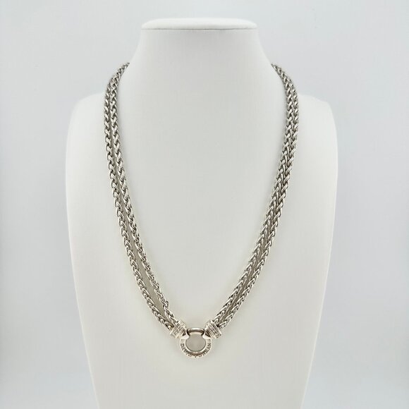 David Yurman | Jewelry | David Yurman Double Wheat Chain Diamond ...